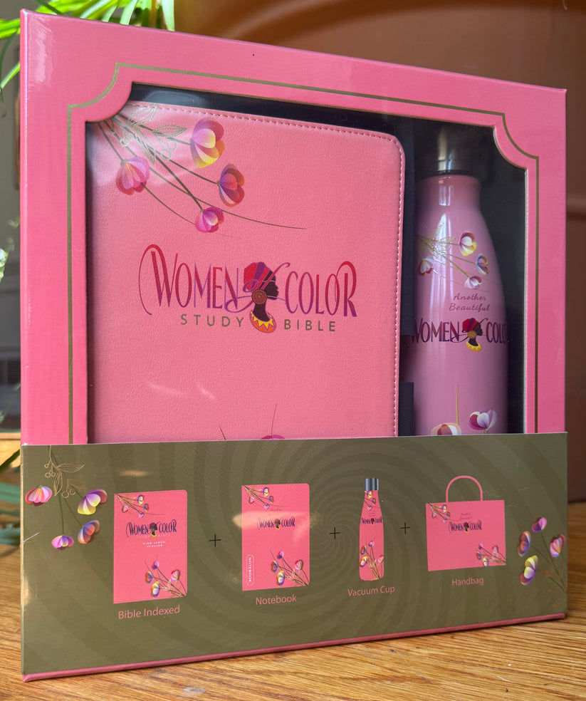 Women of Color Premium Gift Pack PINK - 4 items beautifully packaged f ...