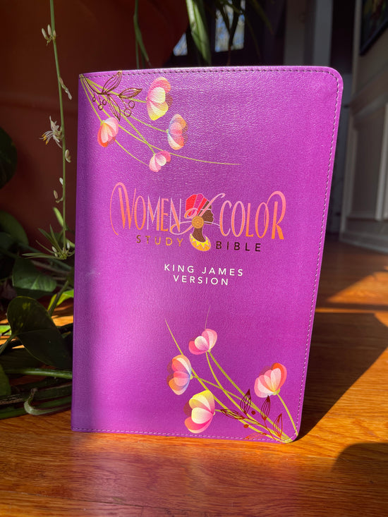Women of Color Study Bible - Purple Luxleather Edition – Women of Color ...